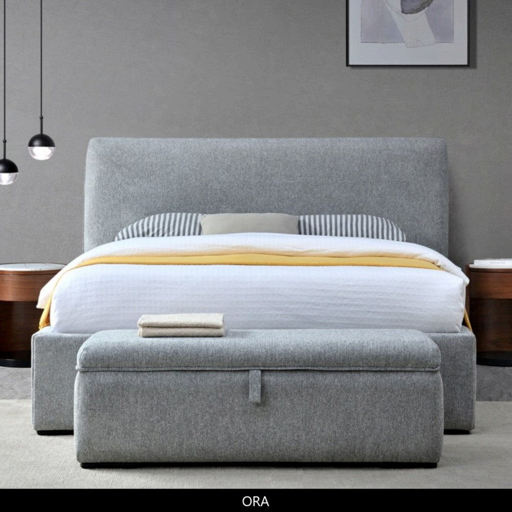 Fabric bedhead queen store
